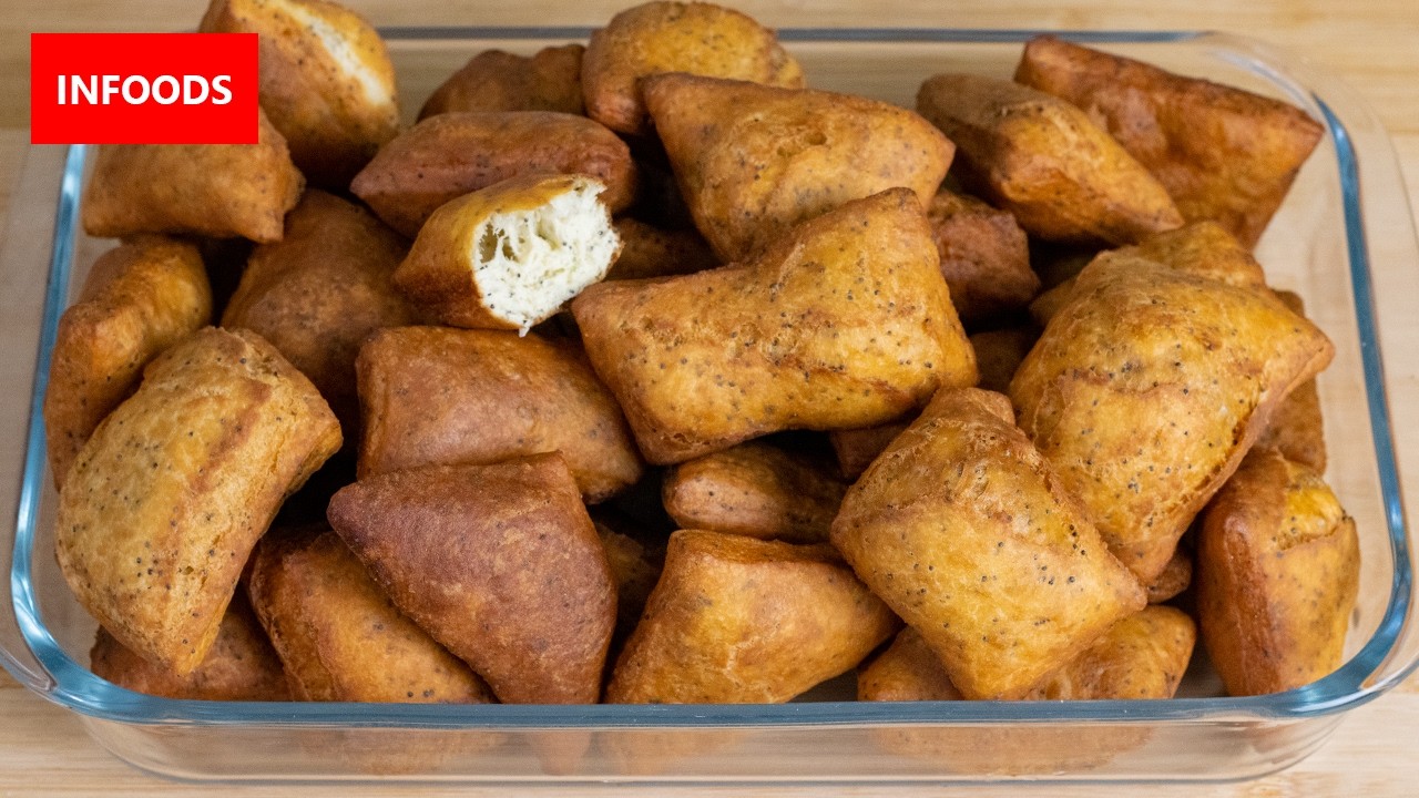 Mandazi Recipe | How to Cook Mandazi with Poppy Seeds and Lemon ...