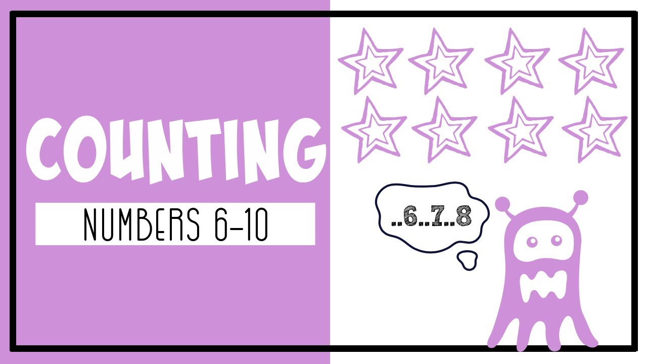 Learning to Count | Numbers 6-10 - YouTube