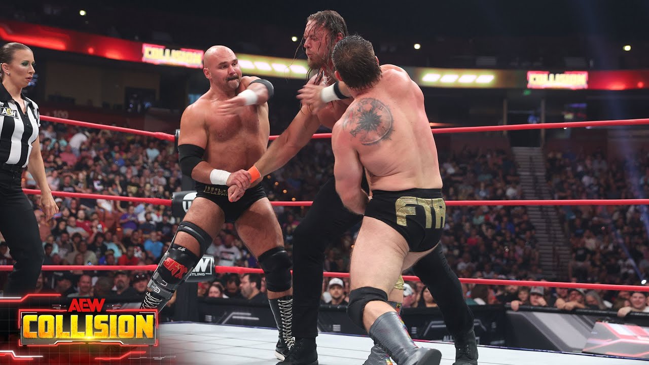 Could AEW World Tag Champs, FTR, fend off the threat of Big Bill & Cage ...