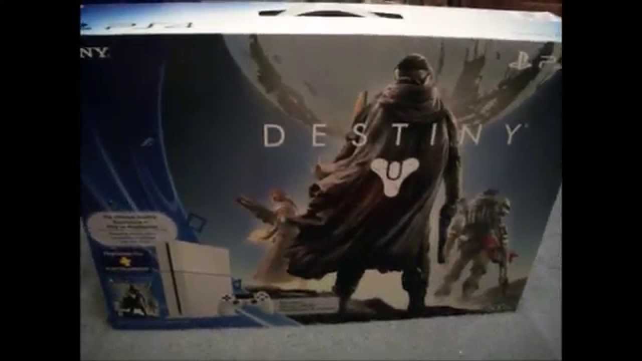 PS4 White Destiny Unboxing - YouTube
