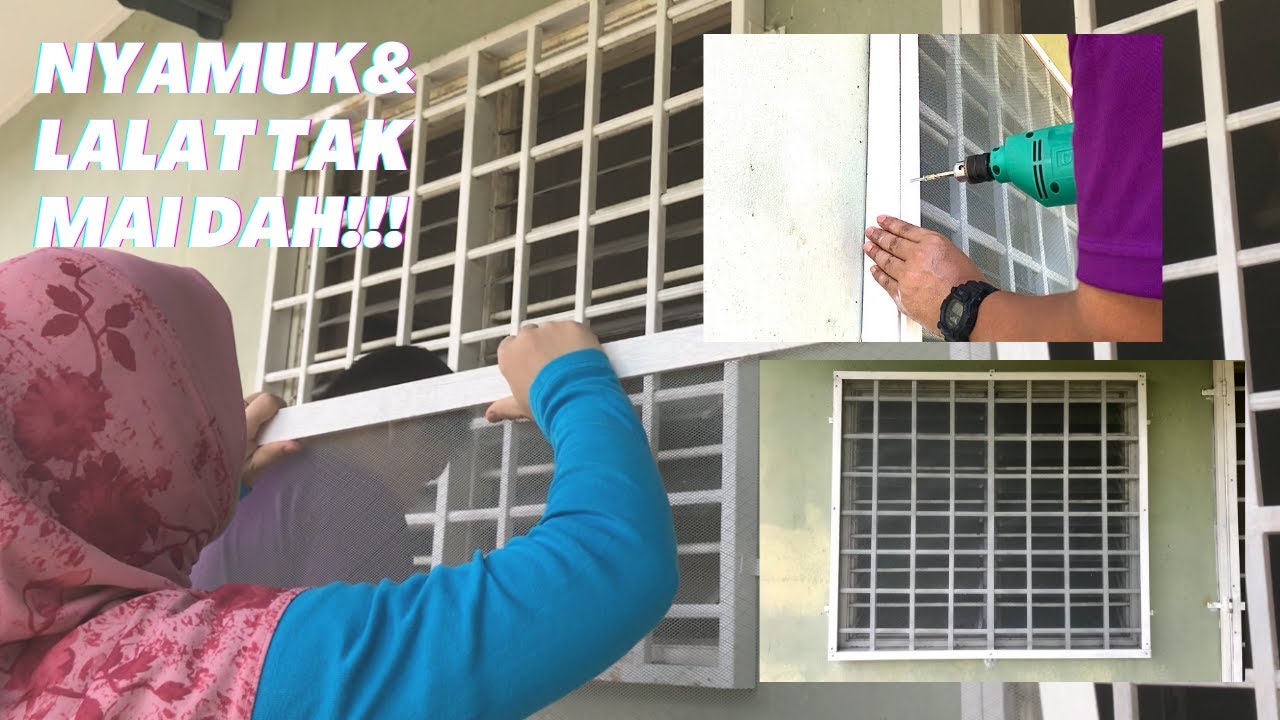 CARA PASANG JARING NYAMUK LALAT PADA TINGKAP NAKO SENANG DAN JIMAT - D ...