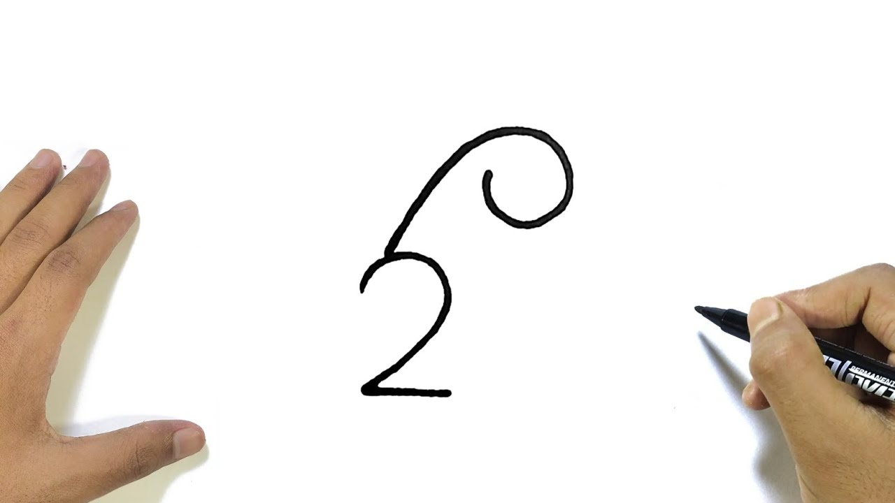 How to Draw a Parrot Using the Number 26 | Step by step Bird drawing ...