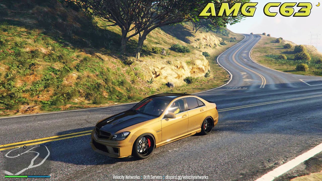 GTA 5 - FiveM | Mercedes AMG C63 Velocity Drift Server Solo Mountain ...