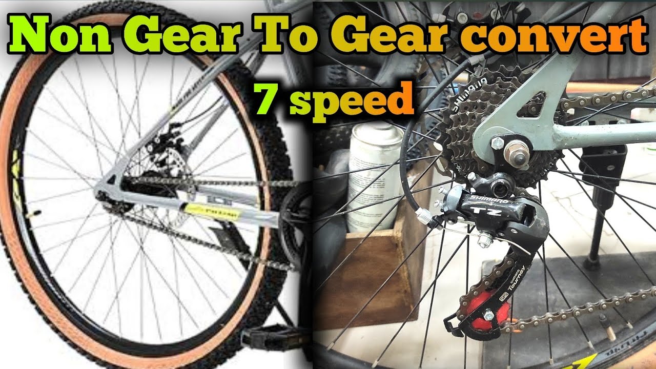 Non Gear To 7 speed Gear Convert #youtube #youtubevideo - YouTube