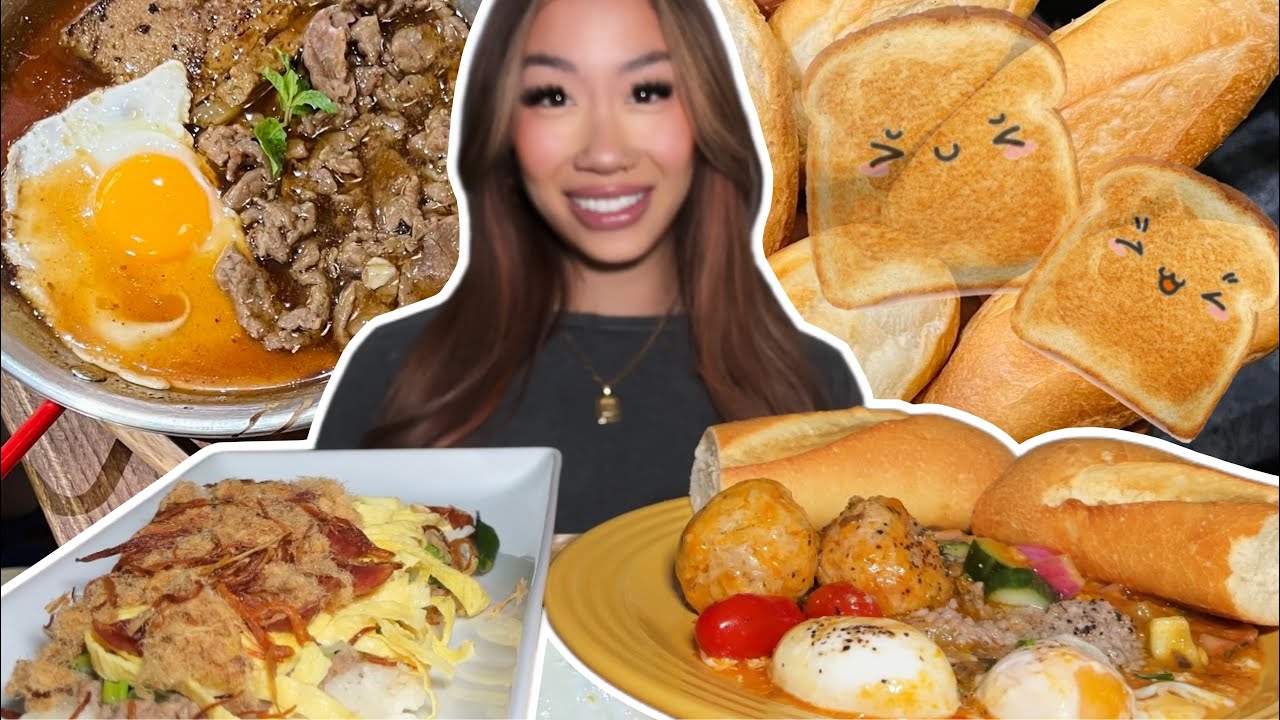 BANH MI CHAO BREAKFAST | XOI STICKY RICE ASMR MUKBANG EATING SHOW - YouTube