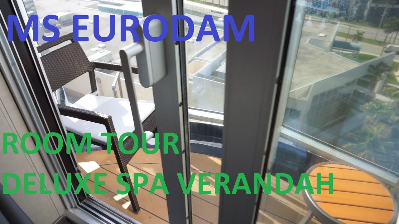 MS Eurodam Stateroom 11008 - Deluxe Spa Verandah (VT) - YouTube