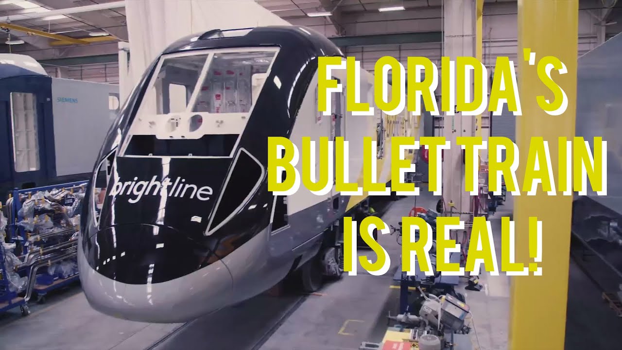 Bullet Train in Florida Being Built - FAST FORWARD - YouTube
