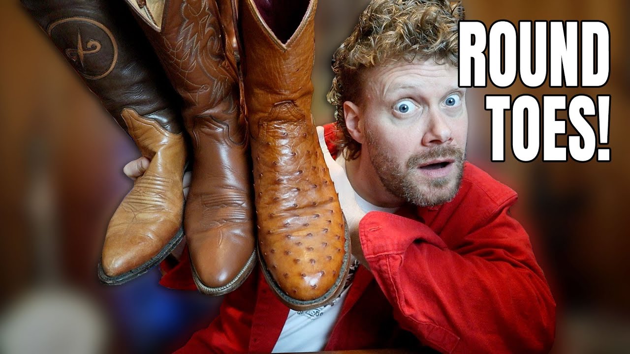 Cowboy Boots: Round Toe vs Medium Round Toe (and more) - YouTube