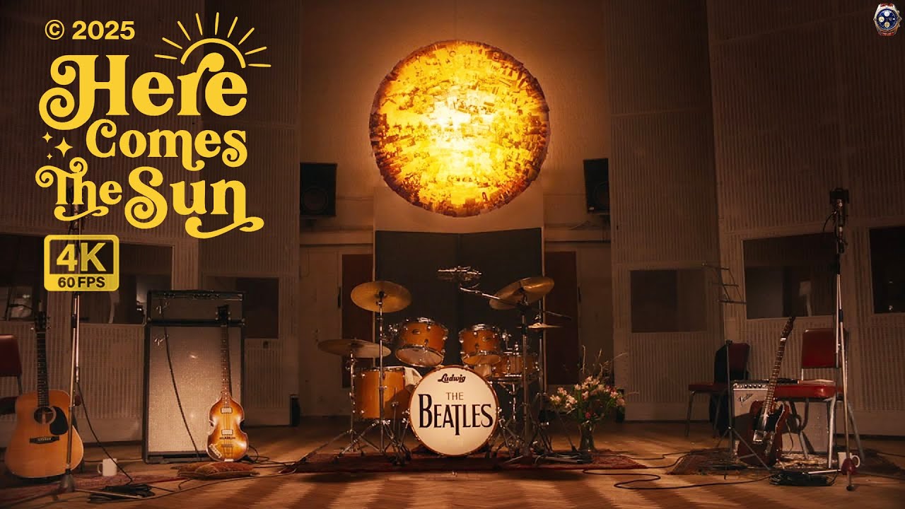 The BEATLES ·–· Here Comes The Sun (2025 Mix NEW Music♫ Video) 4K 60fps ...