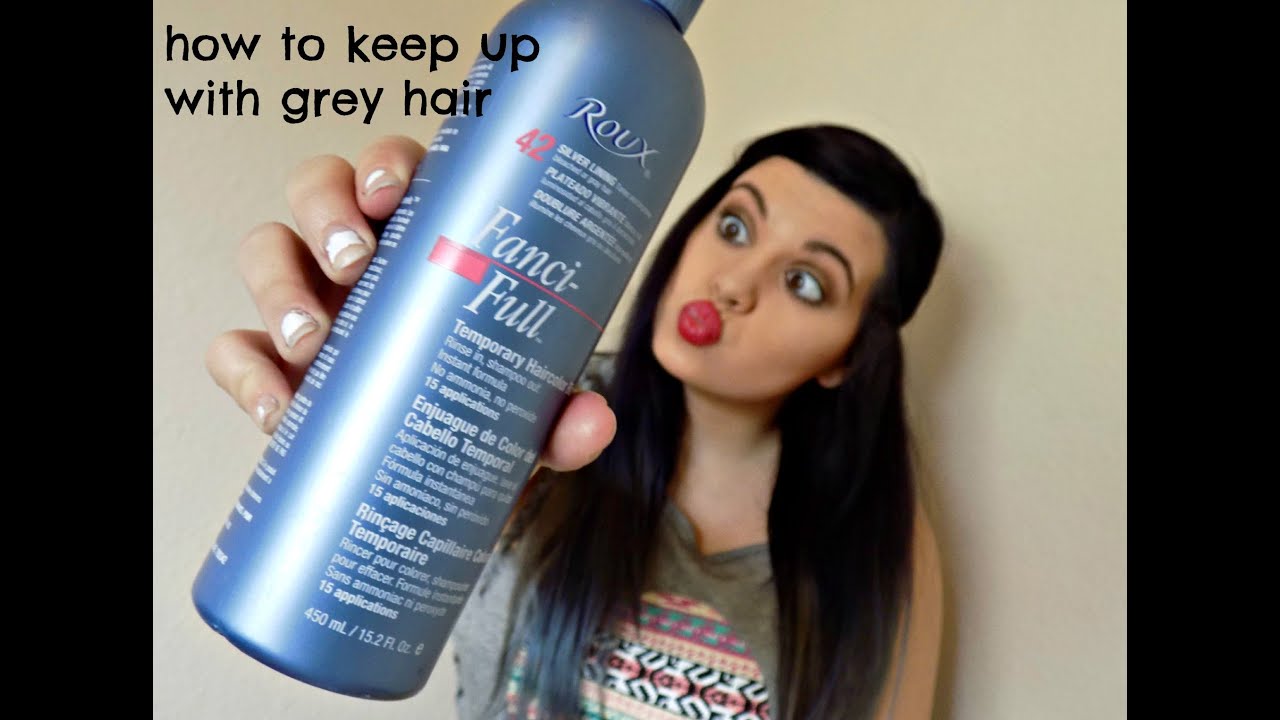 My hair care routine! For grey hair - YouTube