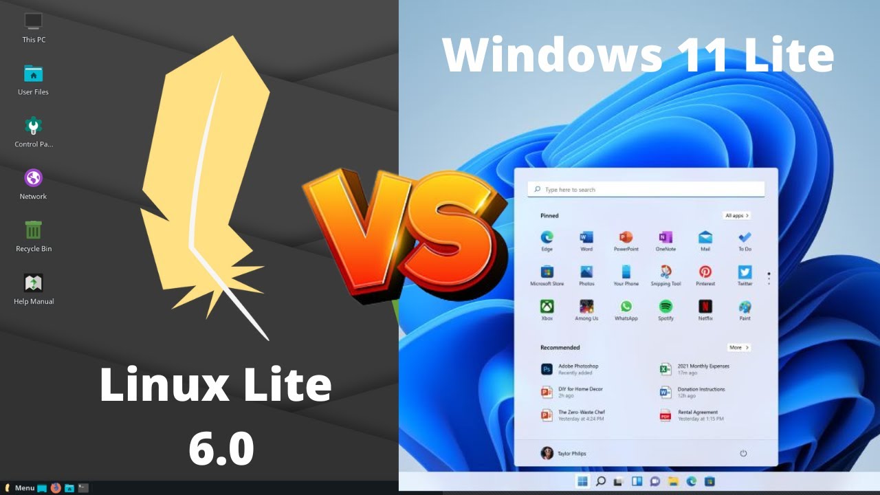 Windows 11 Lite VS Linux Lite 6.0 (RAM Consumption) - YouTube