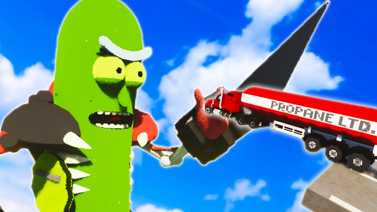 Cars vs Pickle Rick | Teardown - YouTube