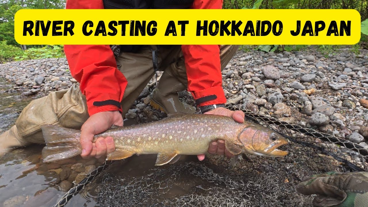 Hokkaido River Casting - Great Experience! Caught a big White Spotted ...