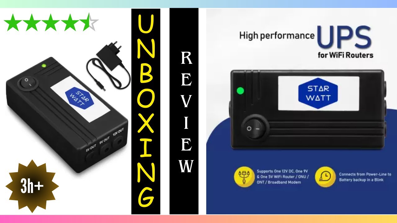 Star Watt Router UPS Unboxing & Genuine Review || Bengali || 🅰 class ...