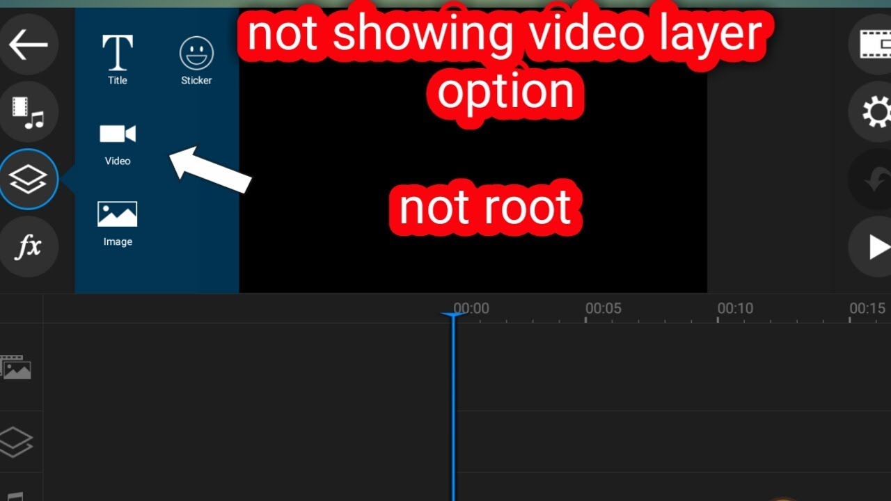 How to powerdirector not showing video layer option without root - YouTube