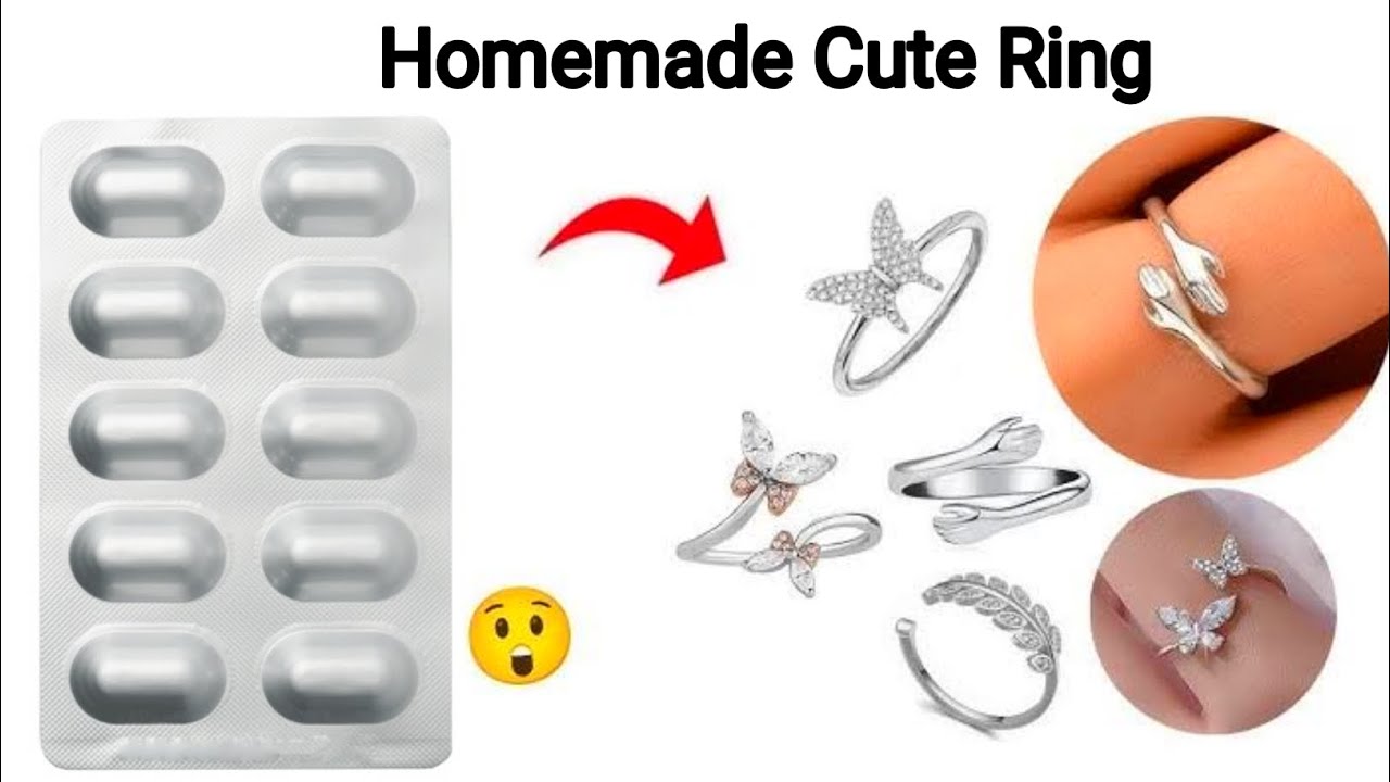 Diy Ring Idea/How to make Ring/Homemade Ring/couple Love Rings/ Make ...
