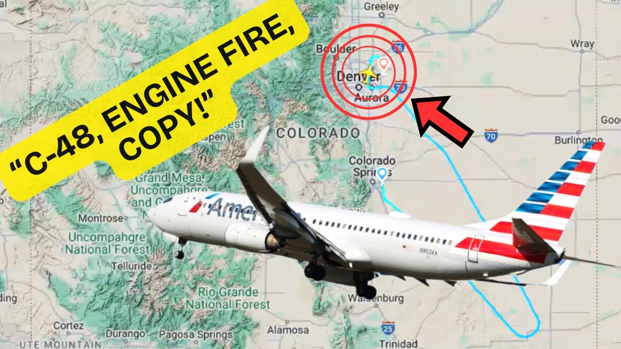 ATC Audio Analysis of TERRIFYING Denver ENGINE FIRE (AA 1006 fire) 🔥 ...