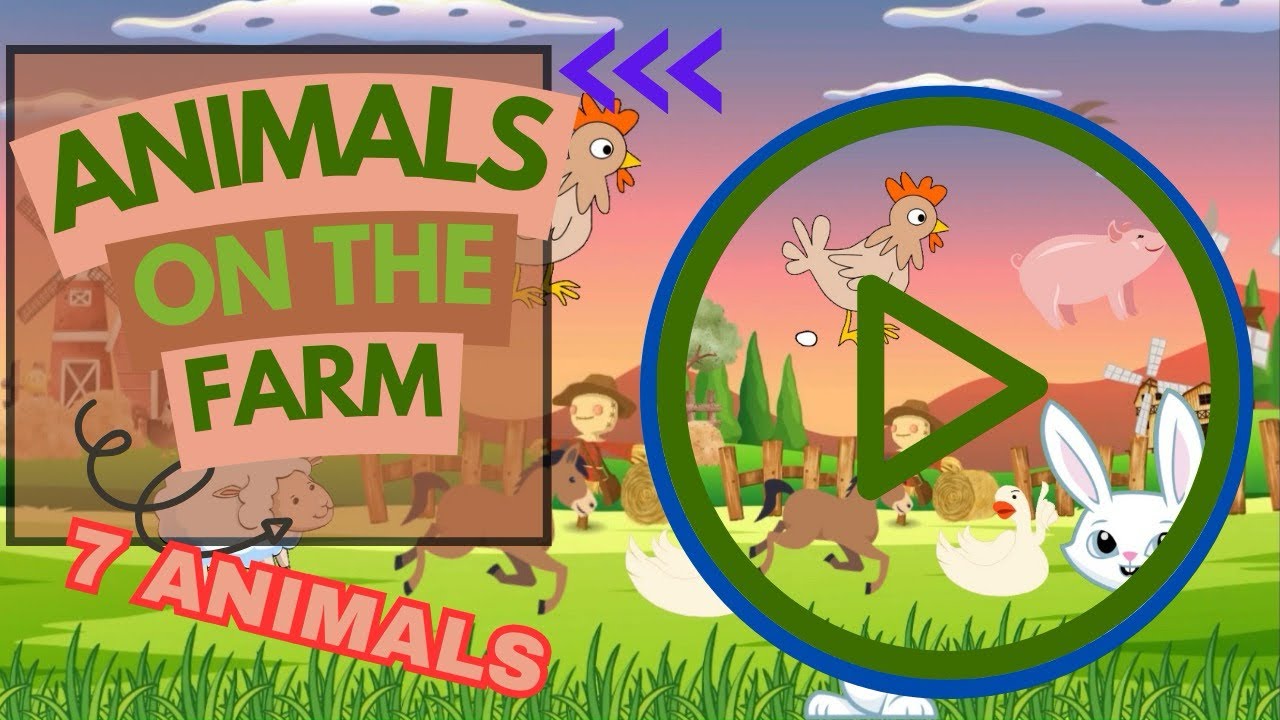 Learn to Farm Animals with Fun and Friends! Interactive Learning ...