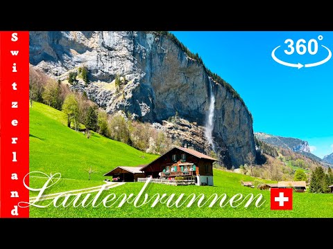 Lauterbrunnen Cennete Yakın /İsviçre 4K /360 / VR VİDEO