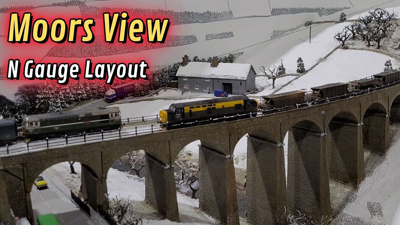 Moors View - N Gauge Layout - YouTube