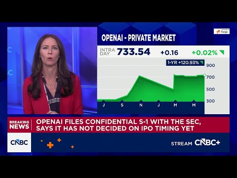OpenAI files confidential S-1 with the SEC, has not decided timing yet