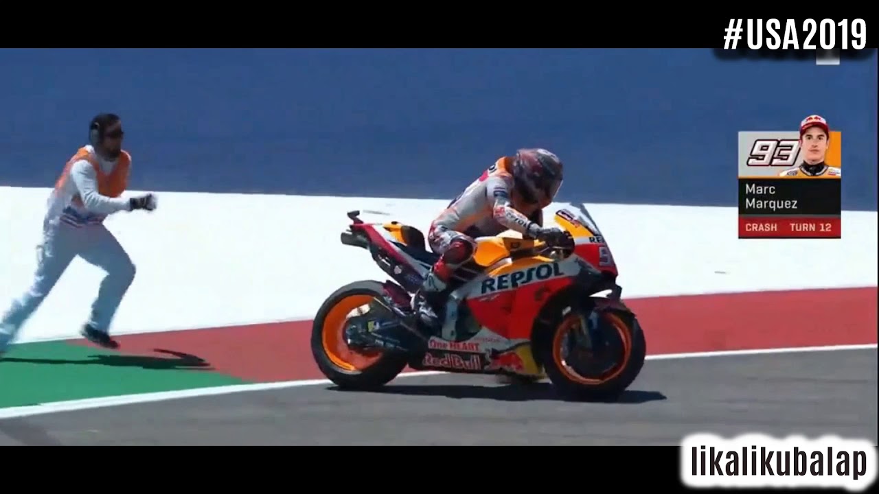 OMG...Marc Marquez Crash - YouTube