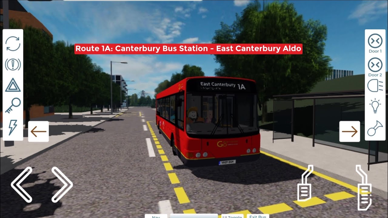 Canterbury Bus Simulator: Route 1A (Canterbury Bus Station - East ...