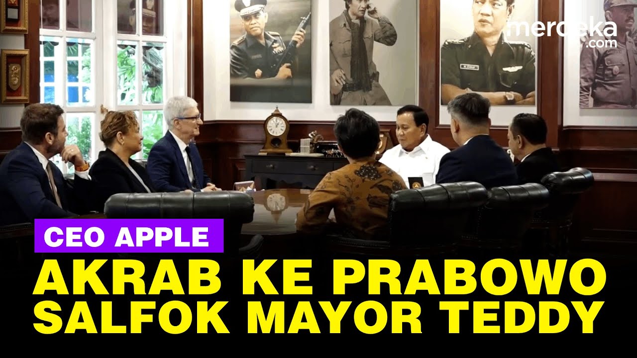 Ini Pembicaraan CEO Apple Tim Cook Saat Bertemu Prabowo, Salfok Ke ...
