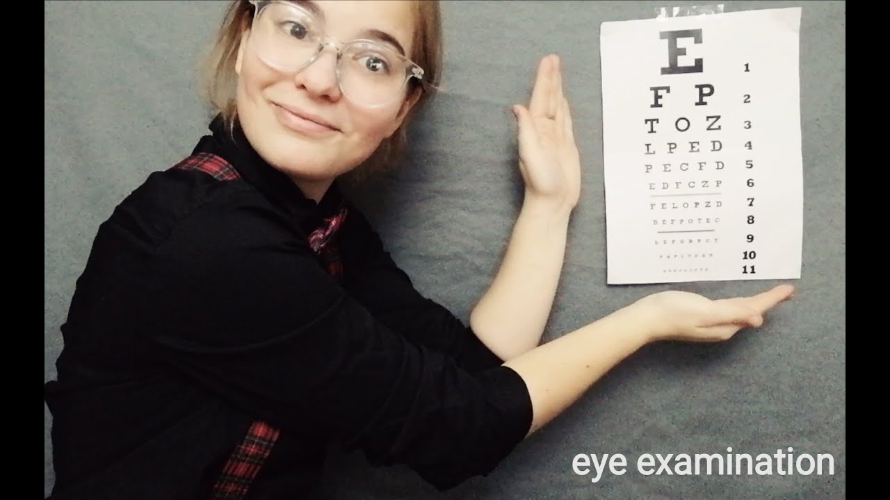 Asmr Eye Examination Asmr Roleplay Youtube