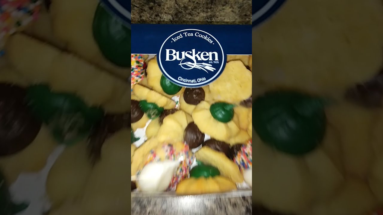 Busken Iced Tea Christmas Cookies🎄🎅⛄ - YouTube