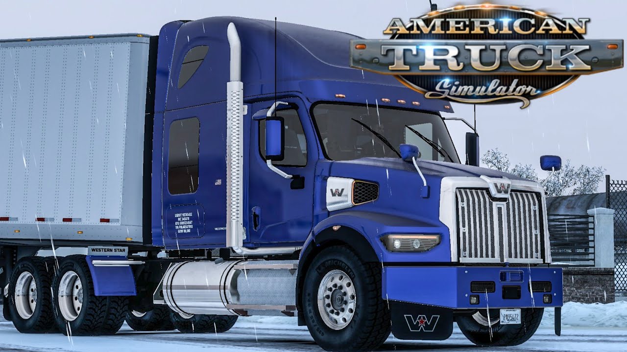 ATS | Great Falls - Laurel | Snow Mod Physics - YouTube