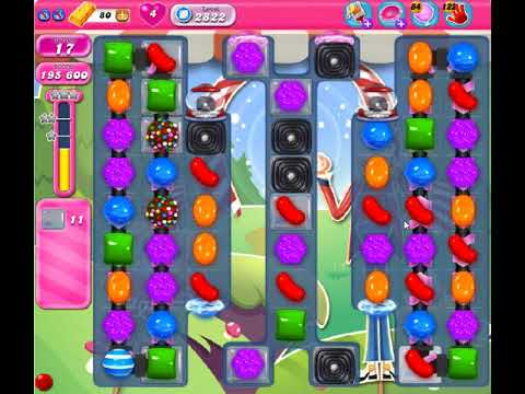 Candy Crush Saga Level 2822 with one booster! - YouTube
