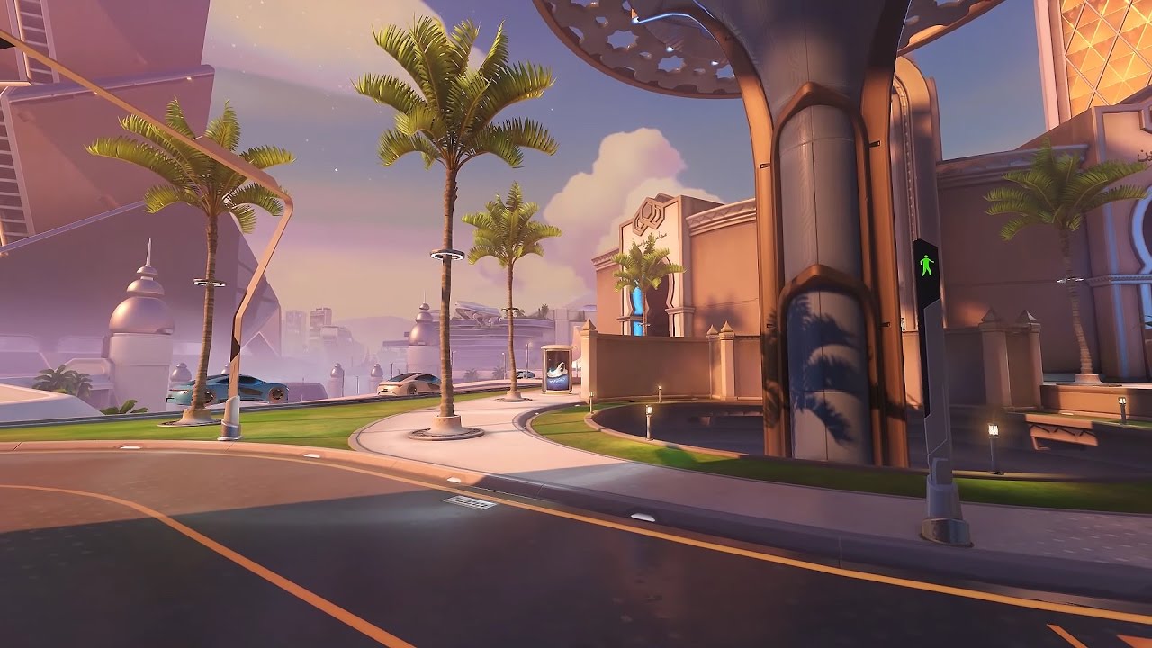 New Overwatch Oasis Map - Deaths By Cars - YouTube