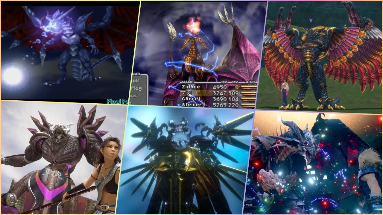 Evolution of Bahamut summoning from FFVIII to FFVII Remake (1999-2020 ...