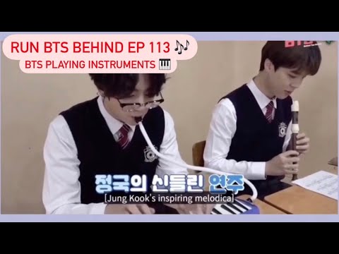[ENG SUB] RUN BTS EP 113 BEHIND | BTS PLAYING INSTRUMENTS