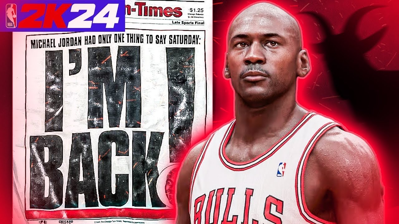 Michael Jordan 2k24 Spin move - YouTube