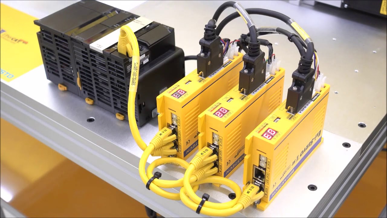 FESTO 3 Axis Cartesian Robot with Omron Master - YouTube