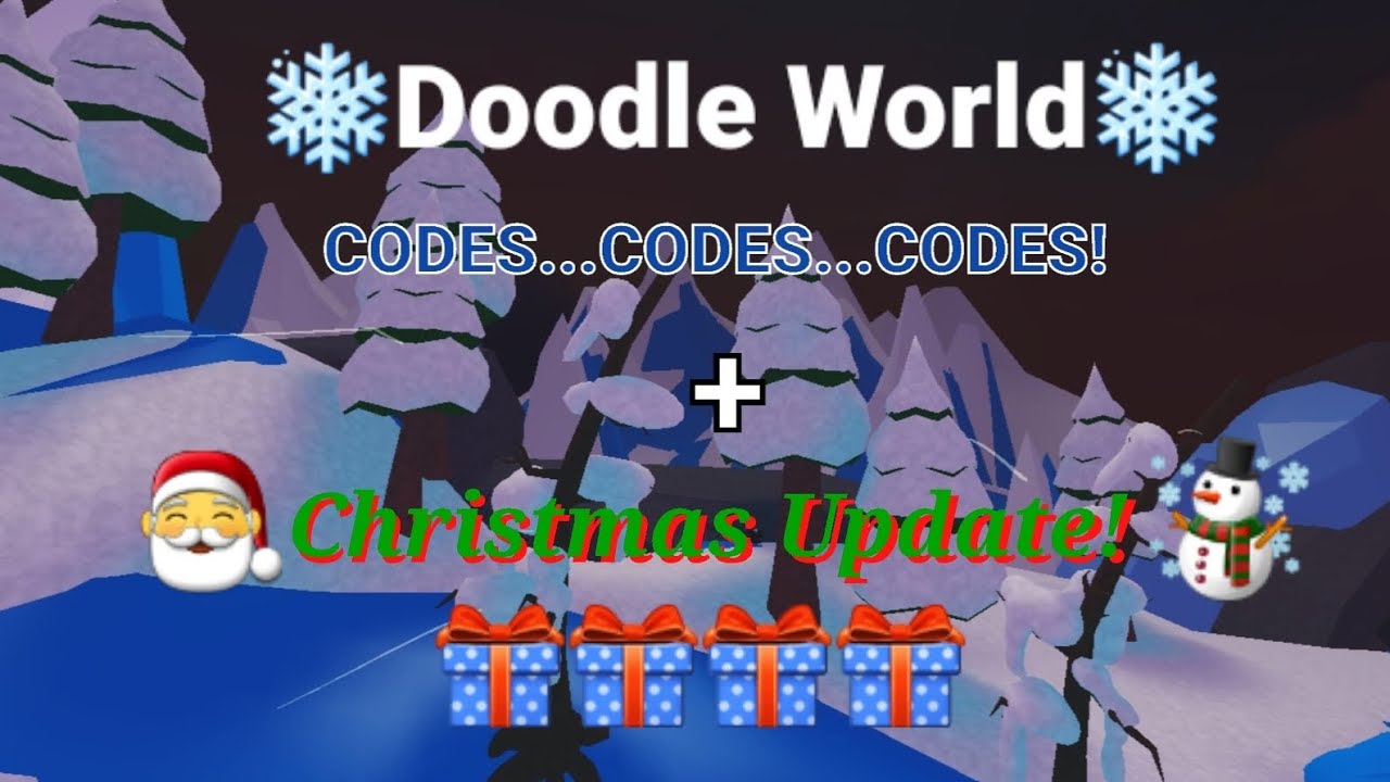 Roblox: Doodle World - Codes + Christmas Update! 🎅🎄🎁 - YouTube