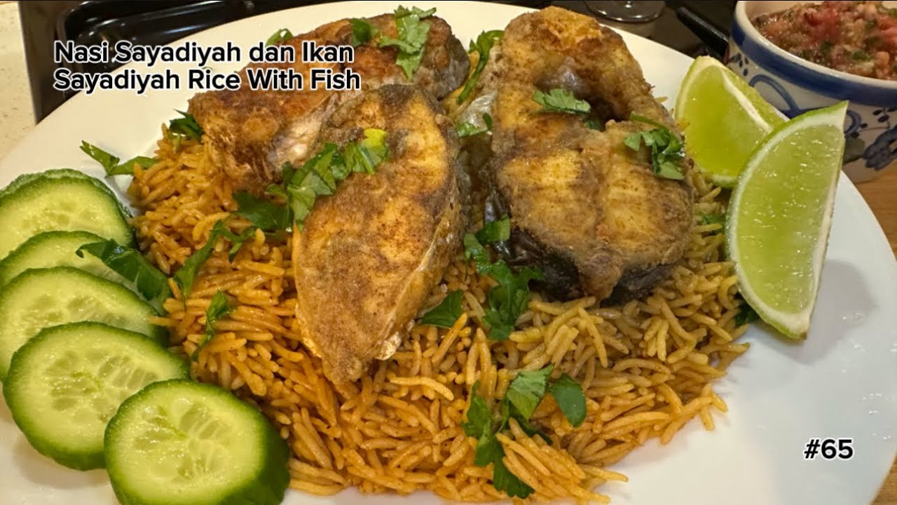 Resep Nasi Sayadiyah Dengan Ikan (Sayadiyah Rice With Fish) - # 65 ...