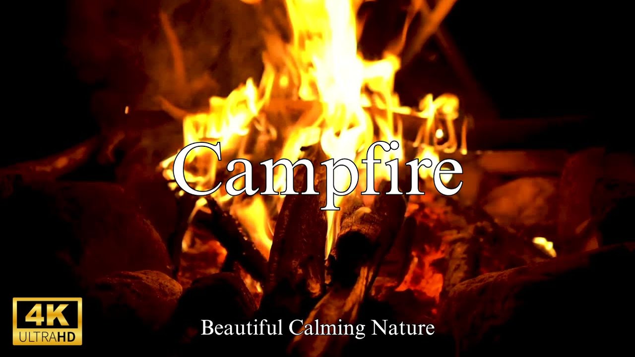 Campfire - Relaxing and Calming Ambient Sound - YouTube
