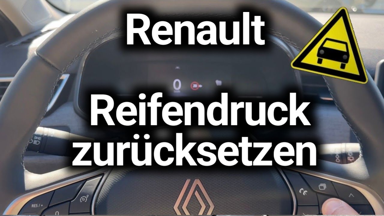 Renault Modus Reifendruck
