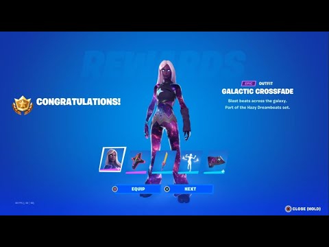 Fortnite Galactic Crossfade Skin GAMEPLAY - YouTube