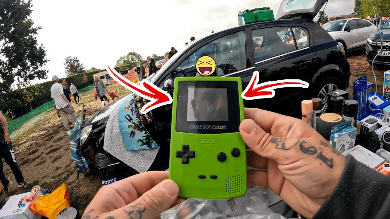 I found a Nintendo gameboy at the carboot sale crazy! - YouTube