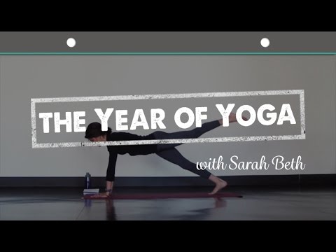 Year of Yoga - 15 Minute Strong Calm with Sarah Beth - YouTube