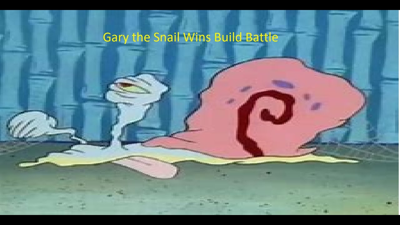 Gary the Snail Wins Build battle - YouTube