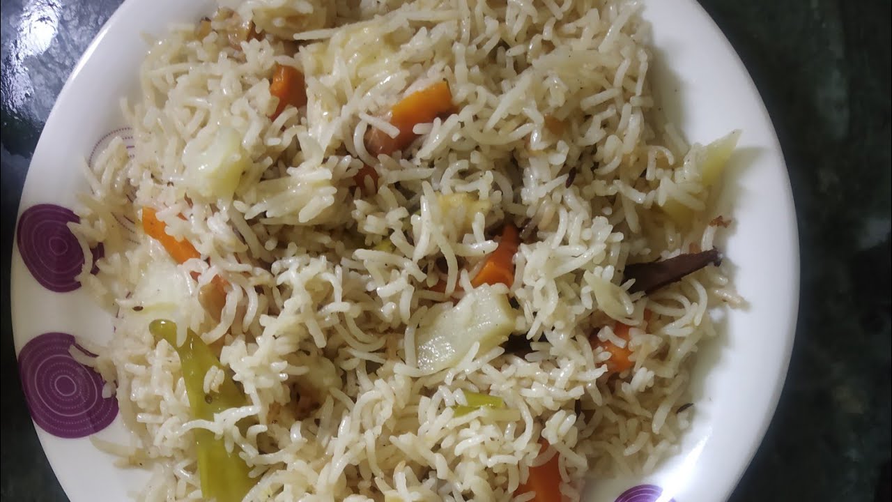 Vegetable pulao recipe ll Simple pulao recipe ll वेज पुलाव ll Easy veg ...