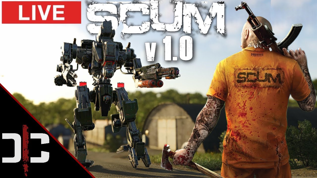 🔴LIVE - SCUM 1.0 Released - Map Rework and NPC's, Let's Jump Right In ...