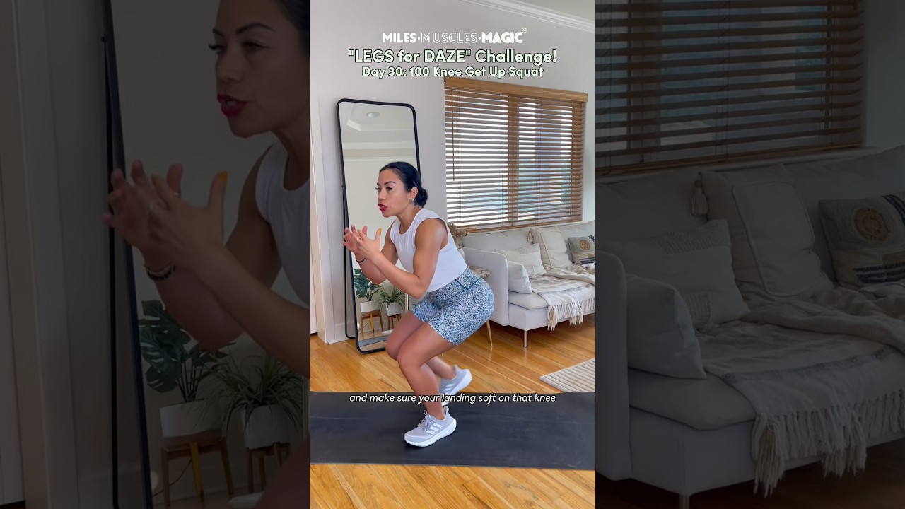 KNEE GET UP SQUAT Tips for Day 30 of "LEGS for DAZE!" Challenge ...