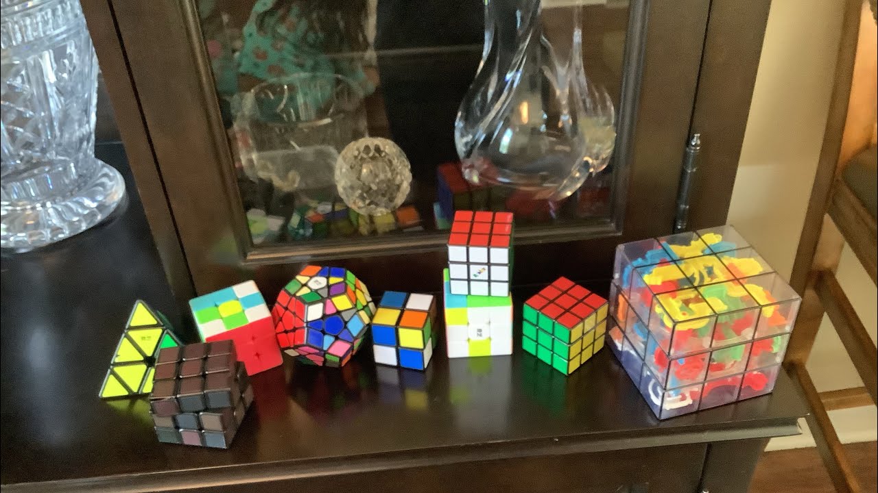 My Rubiks cube collection - YouTube
