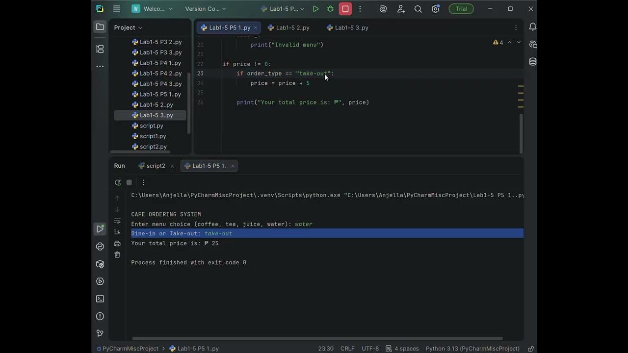 Simple Python Programs: Module 1: Lab1-5 __Part 3 - YouTube